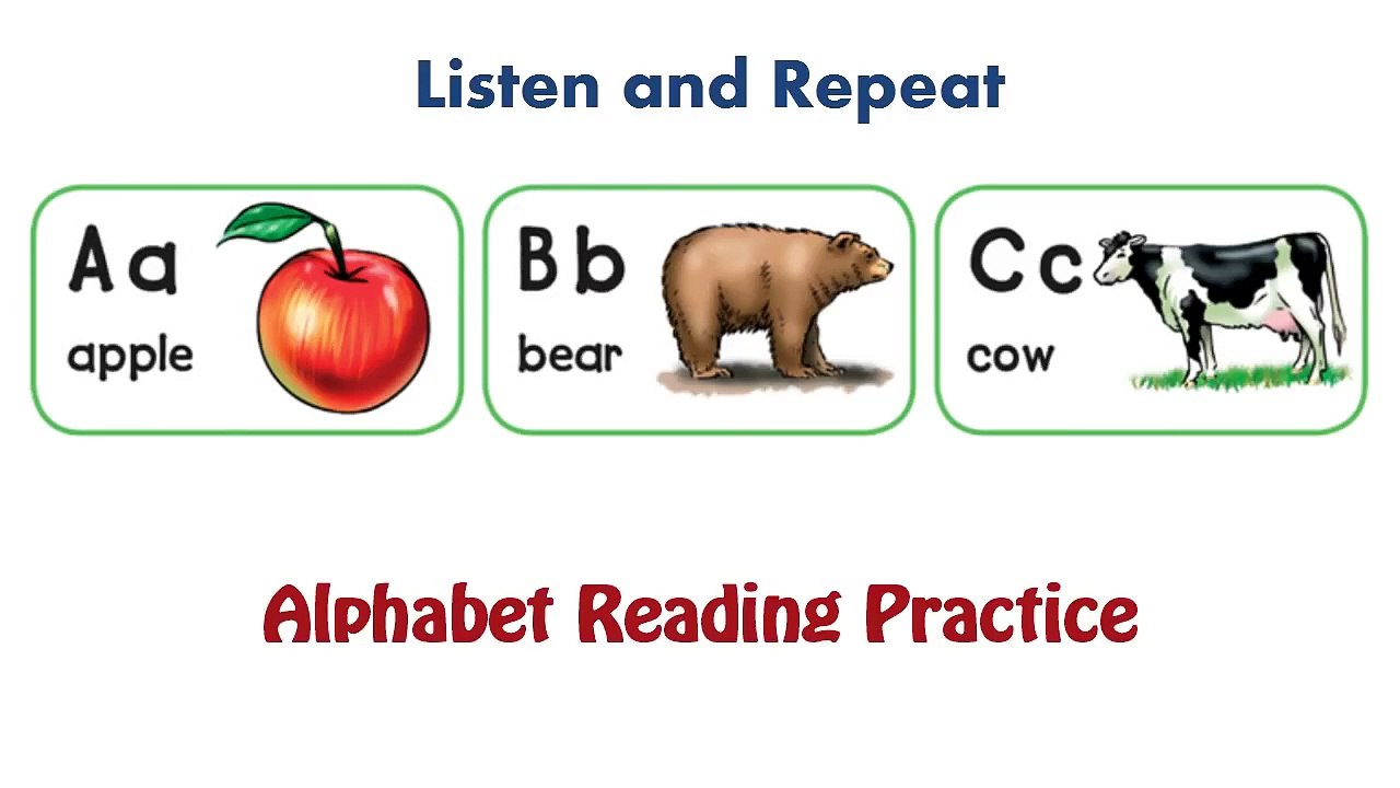 ABC Reading Practice: Learning Alphabet Phonics - video Dailymotion