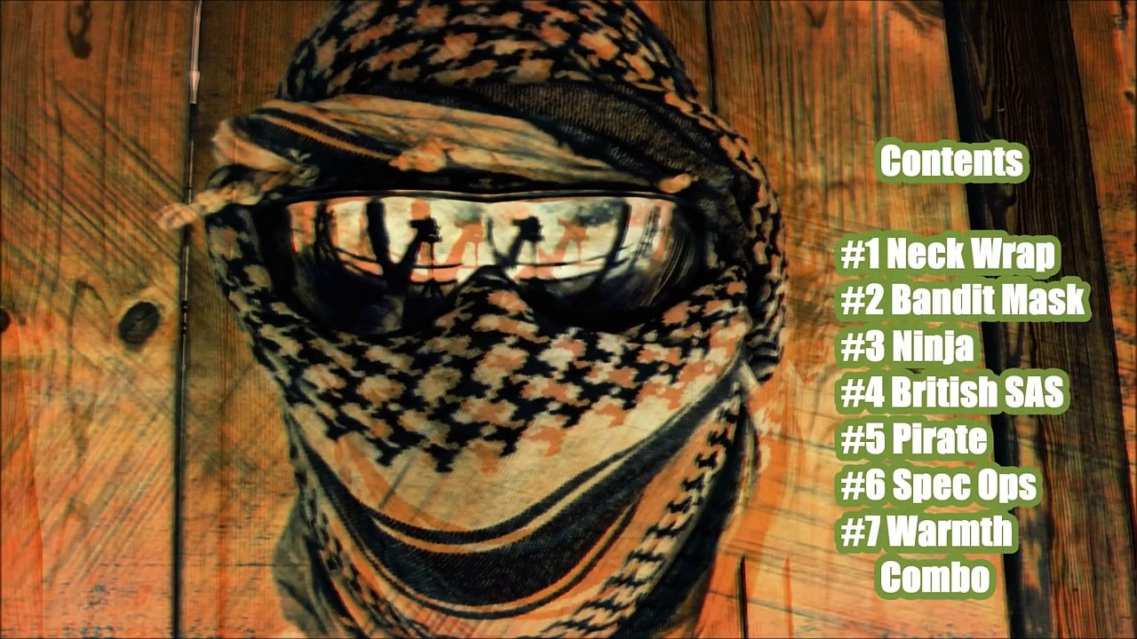 How To Tie Shemagh/Keffiyeh 7 Wrap Methods Tutorial - video Dailymotion