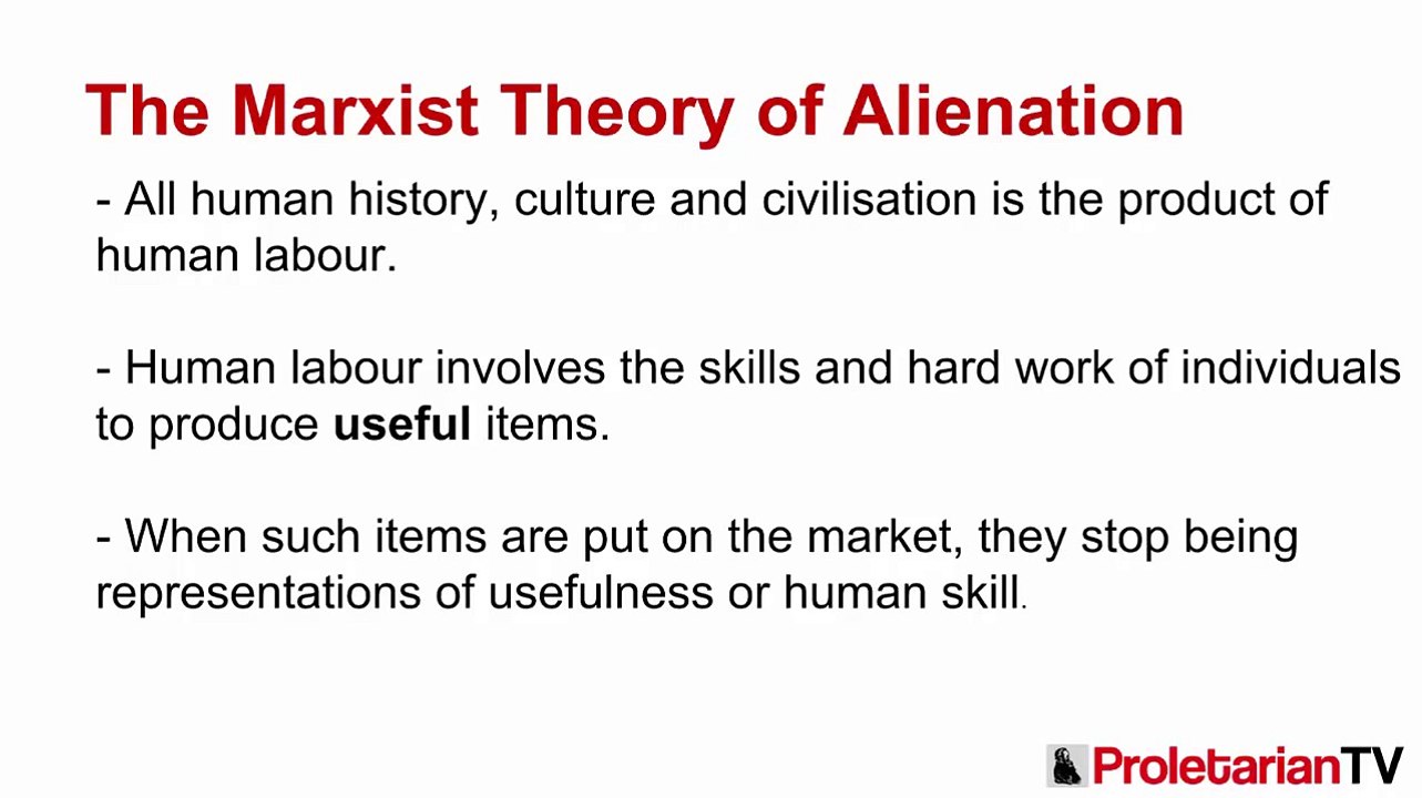 Karl Marx's Theory of Alienation - video Dailymotion