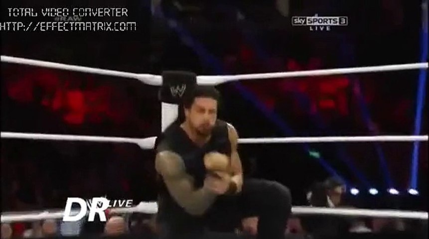 Roman Reigns Superman Punch Pose