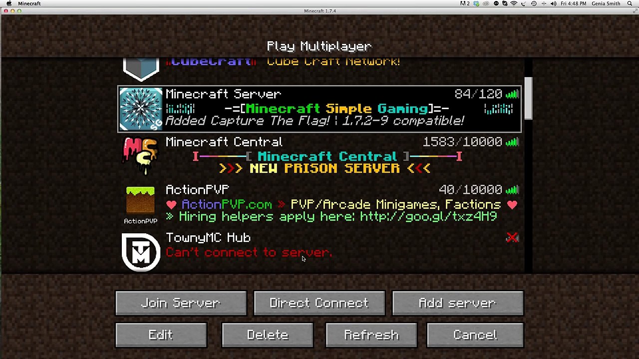Awesome Minecraft Servers and there ip address to go with it! - video ...
