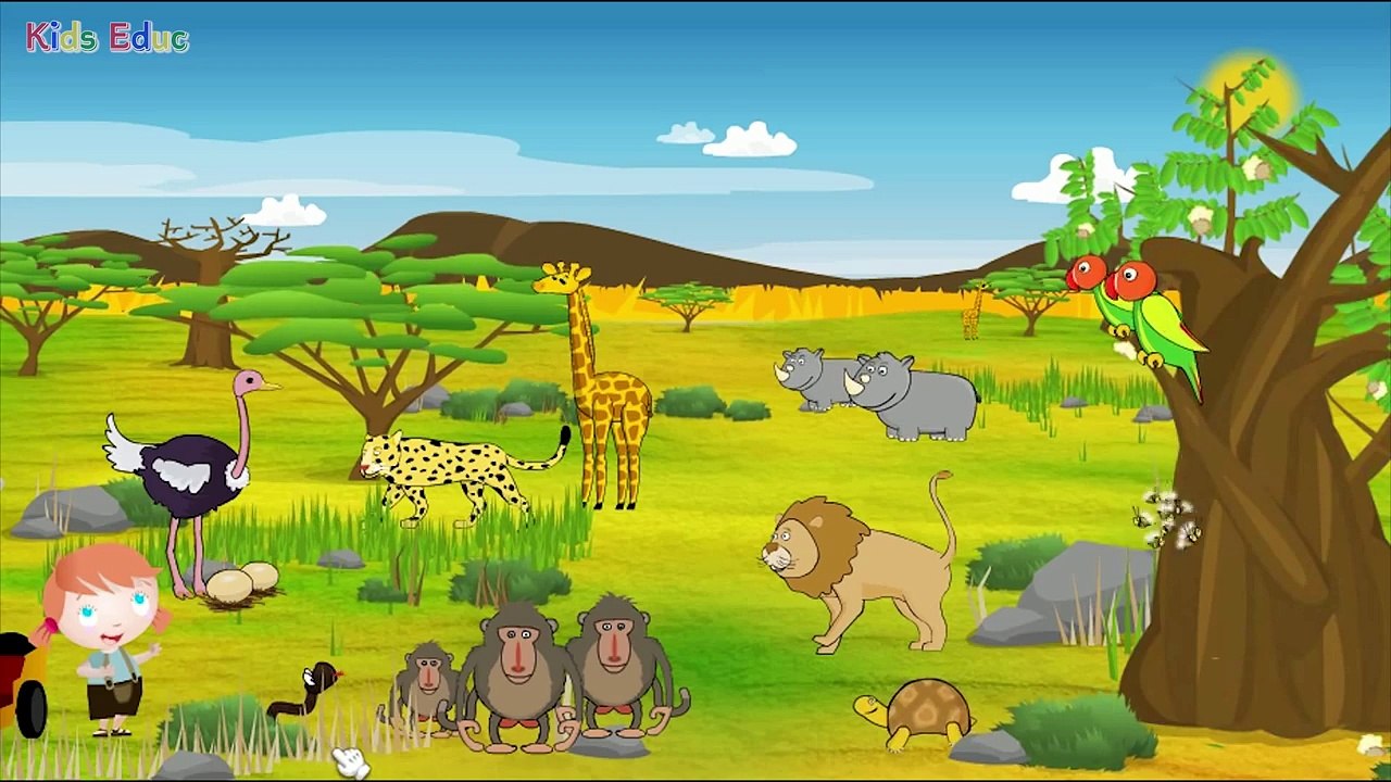 Learn About Wild Animals, Animal Sounds, Fun and Educational Videos for ...
