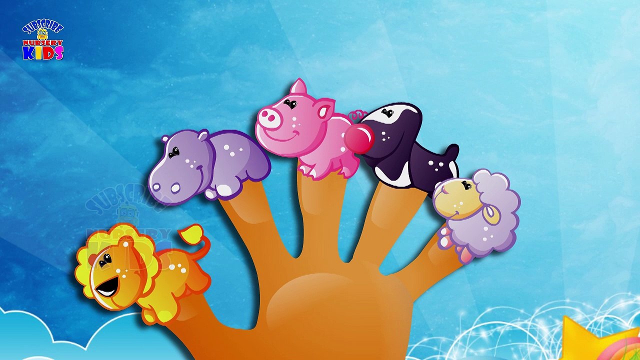 Animals Finger Family Song - Finger Family - Nursery Rhymes For Kids ...