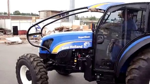New Holland T4050 Saf-T-Cab Video - video dailymotion