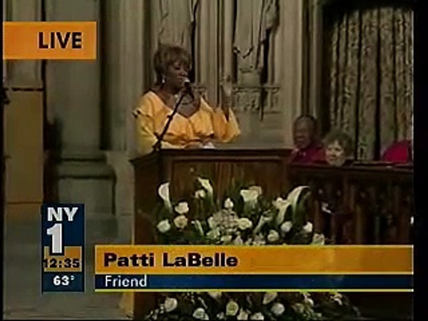 Luther Vandross Funeral Pictures