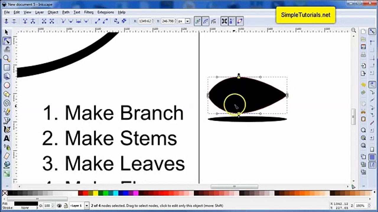 Inkscape Vector Tutorial Inkscape Flourish - video Dailymotion
