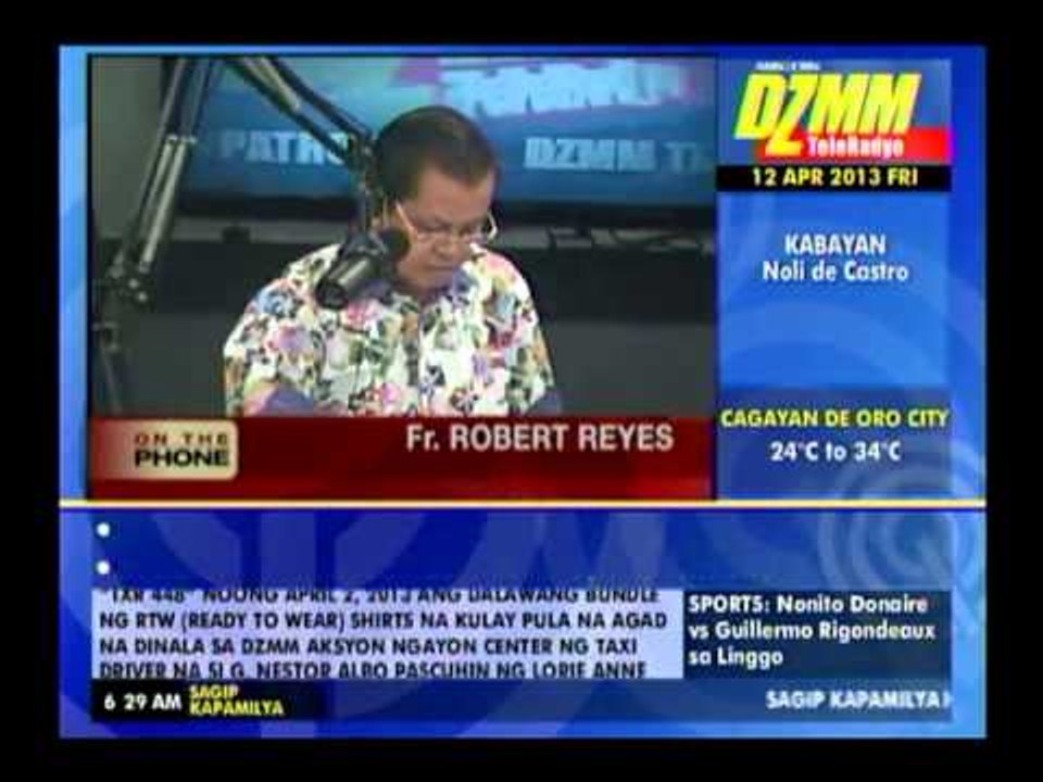 Priest believes Jack Enrile killed Lucas - video Dailymotion