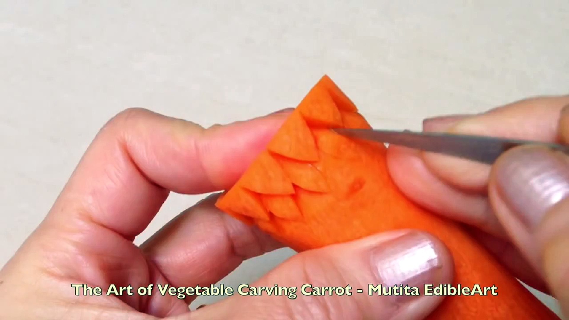 Vegetable Carving Carrot