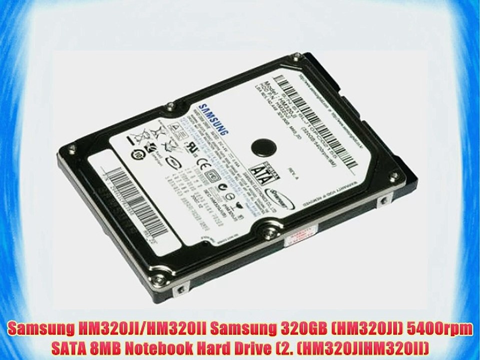 Samsung HM320JI/HM320II Samsung 320GB (HM320JI) 5400rpm SATA 8MB ...