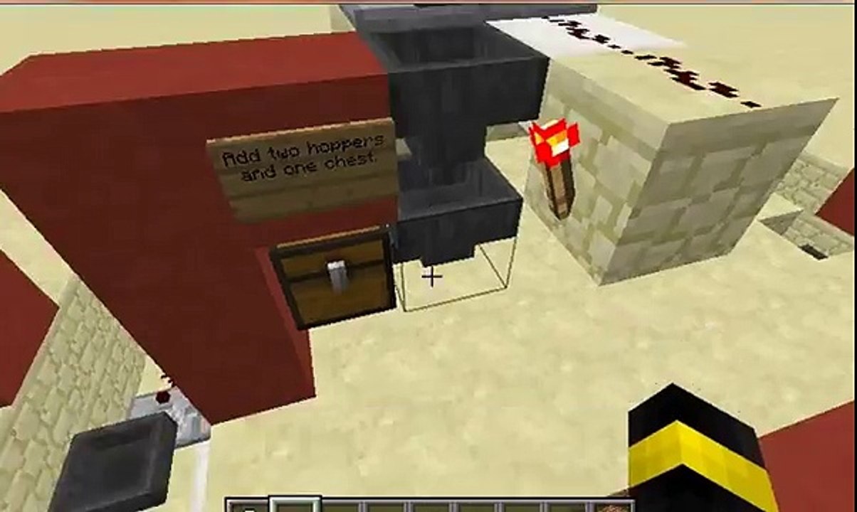 Minecraft-How to make a item detector - video Dailymotion