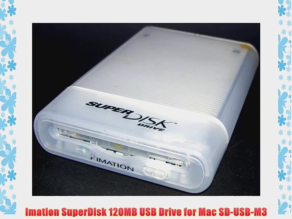 Imation SuperDisk 120MB USB Drive for Mac SD-USB-M3 - video Dailymotion