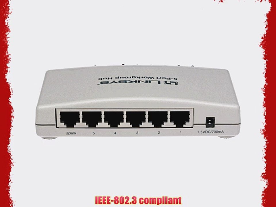 Cisco-Linksys EW5HUB Ethernet 5-port Workgroup Hub - video Dailymotion