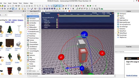 How to make your own custom Animation in Roblox studio 2015 - video ...