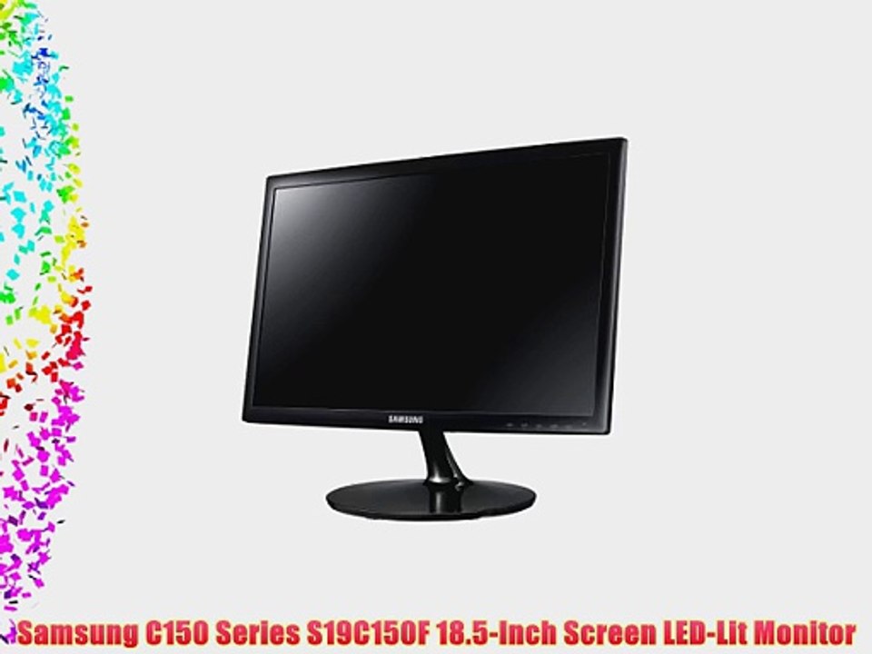 Samsung C150 Series S19C150F 18.5-Inch Screen LED-Lit Monitor - video ...