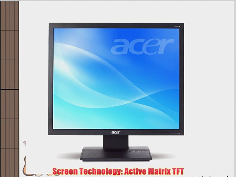 Acer V173 DJbm 17-Inch 1280 x 1024 5ms LCD Monitor - video Dailymotion