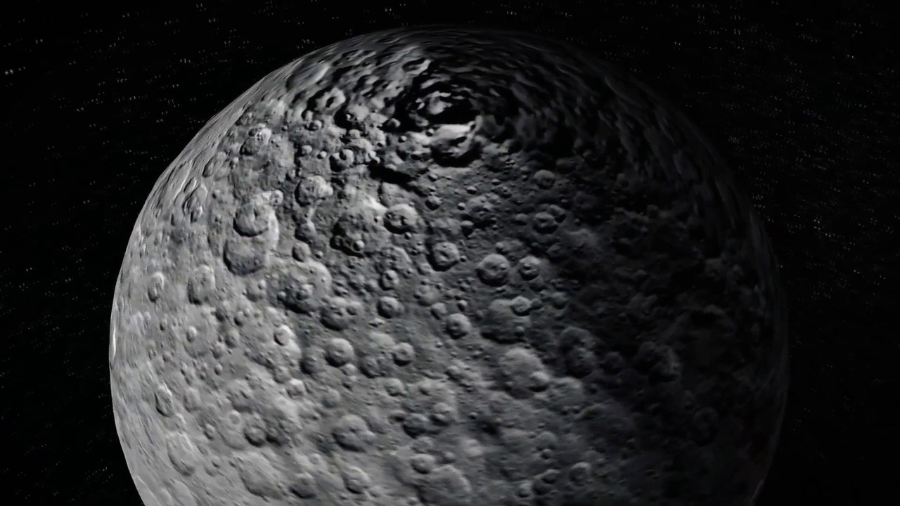 NASA presenta espectacular vuelo sobre planeta enano CERES - Vídeo ...