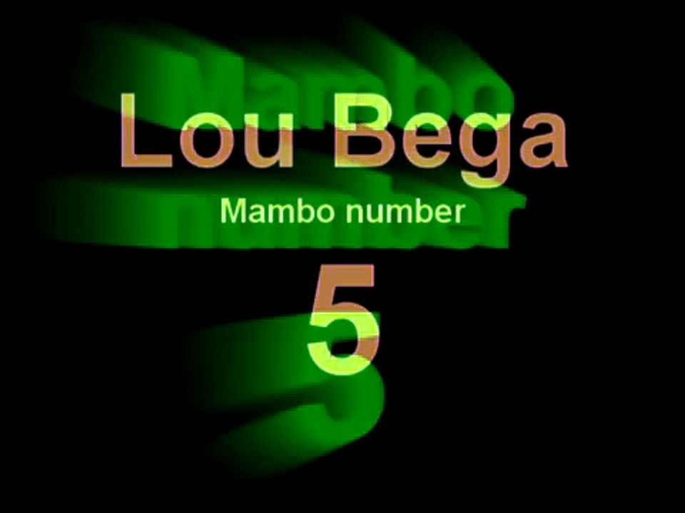 Lou Bega-Mambo number 5 - video Dailymotion