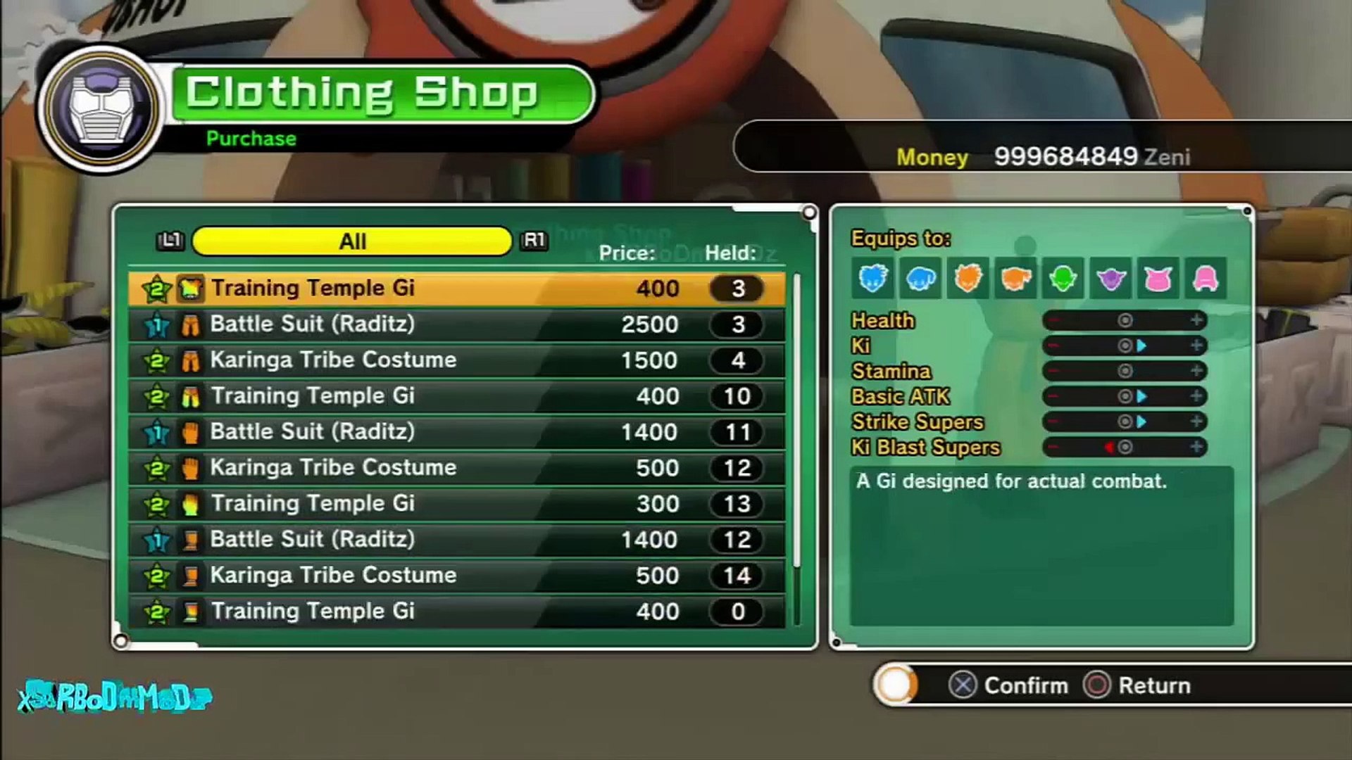 Dbz Tribe Karinga Xenoverse