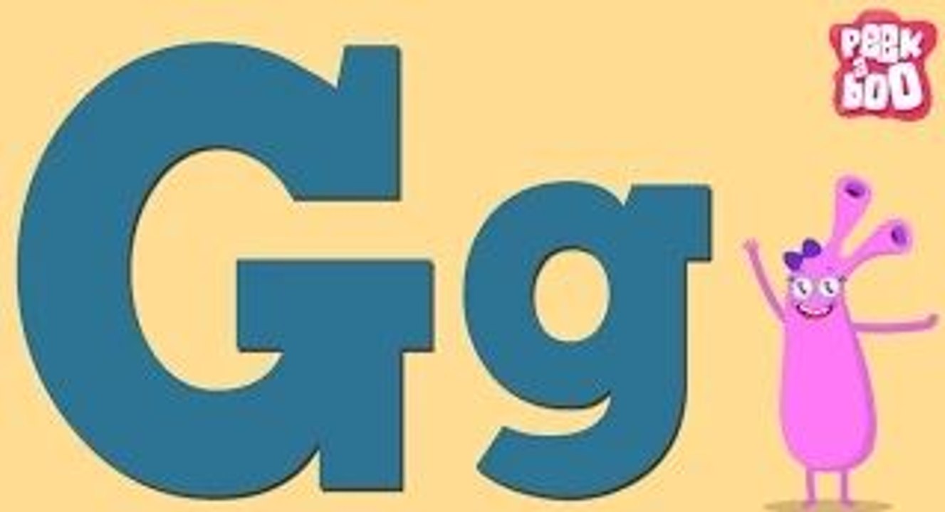 The G Song | Learn Alphabets A - Z | English Songs And Rhymes For Kids ...