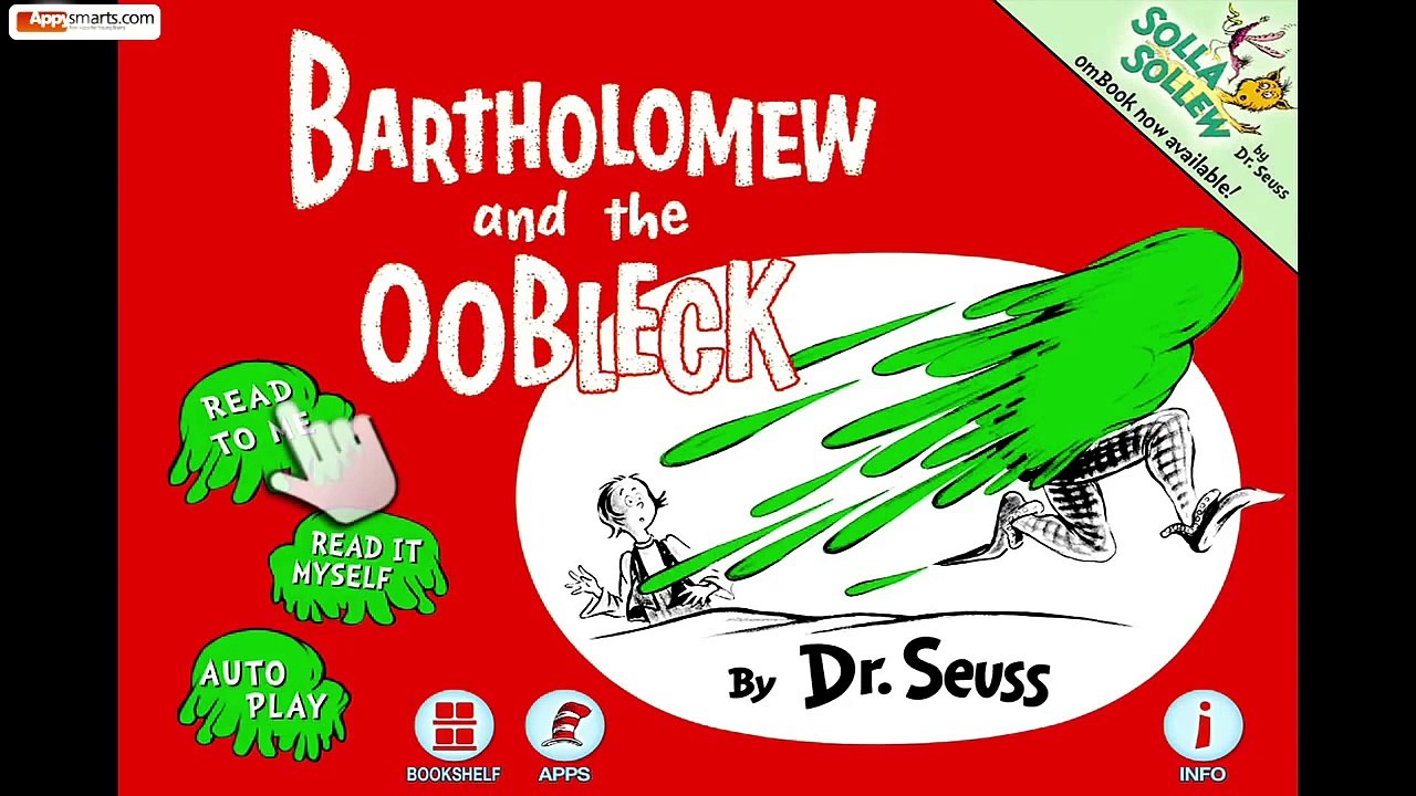 Interactive book for kids (iPad/iPhone): Bartholomew and the Oobleck ...
