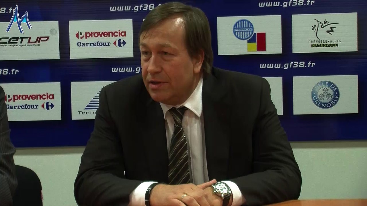 Conférence de presse GF38 - 12 juin 2006 (Max Marty, Stéphane Rosnoblet ...