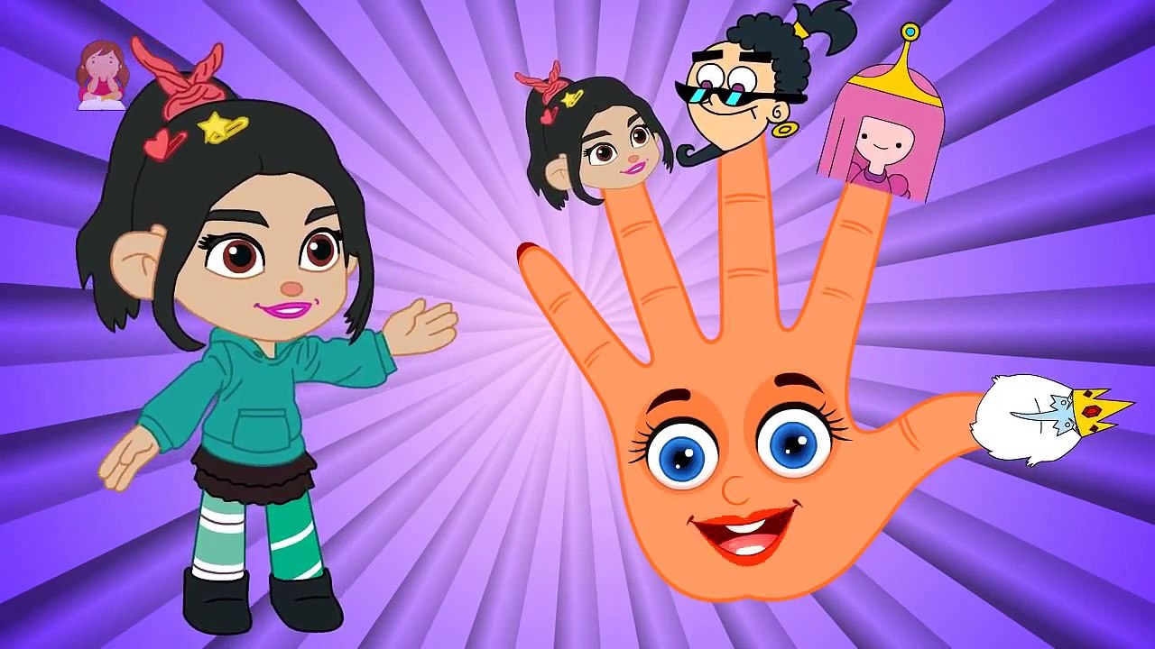 Daddy Finger Family Nursery Rhymes Adventure Time Friends Song Finger ...