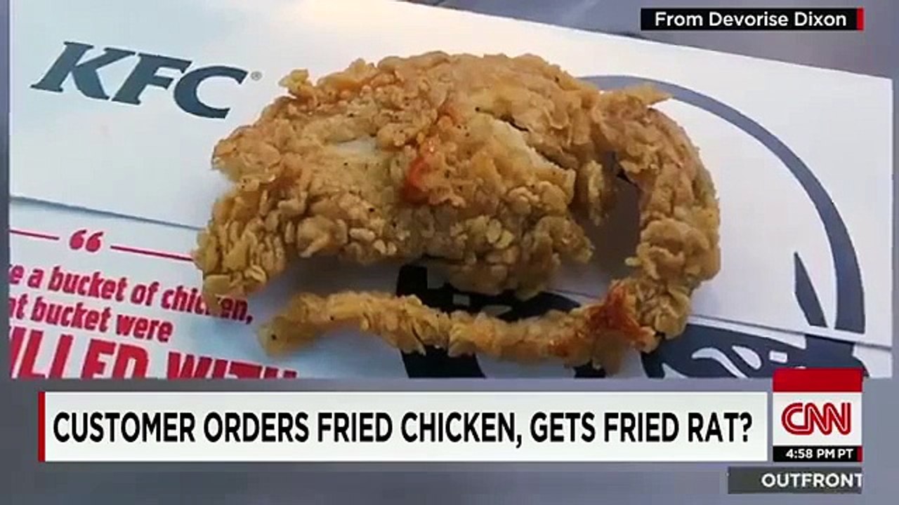 Un rat frit retrouvé dans un restaurant KFC? - Vidéo Dailymotion