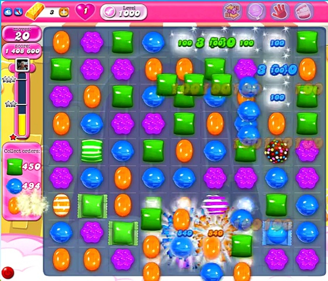 Candy Crush Saga Last Level 1000 Candy Crush Saga Level 68