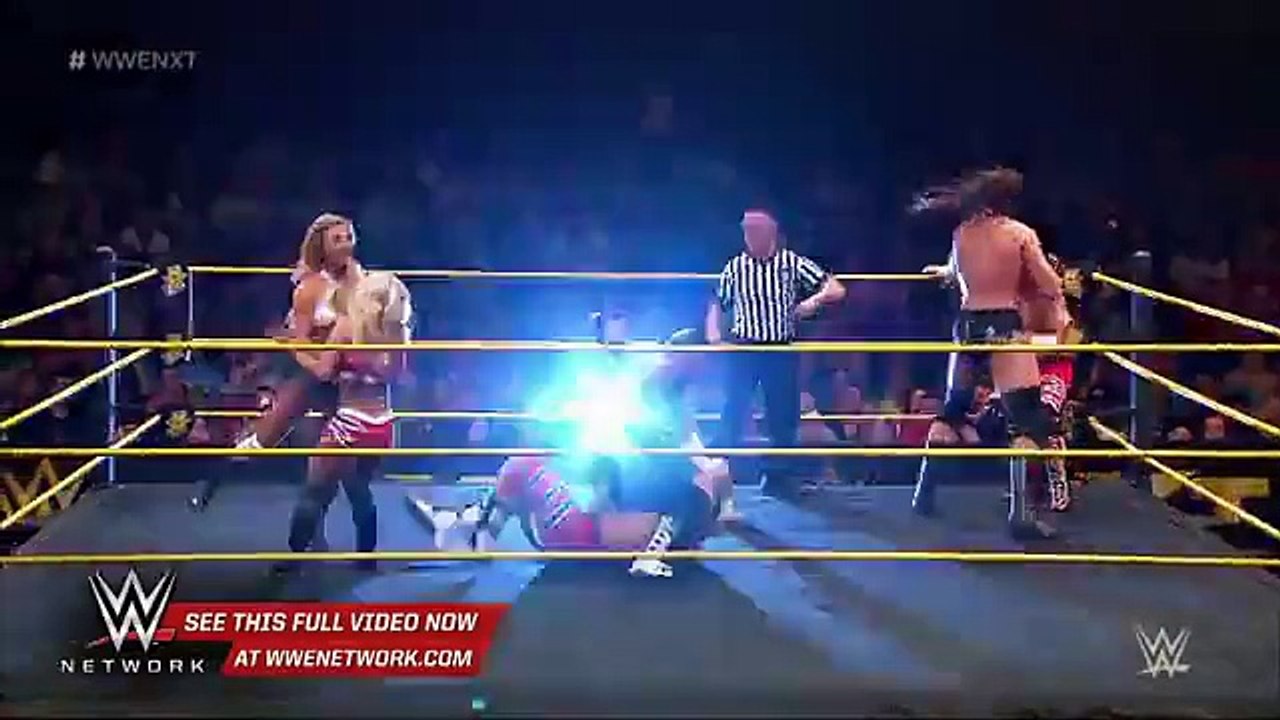 Enzo Amore, Colin Cassady & Carmella vs. Blake, Murphy & Alexa Bliss ...