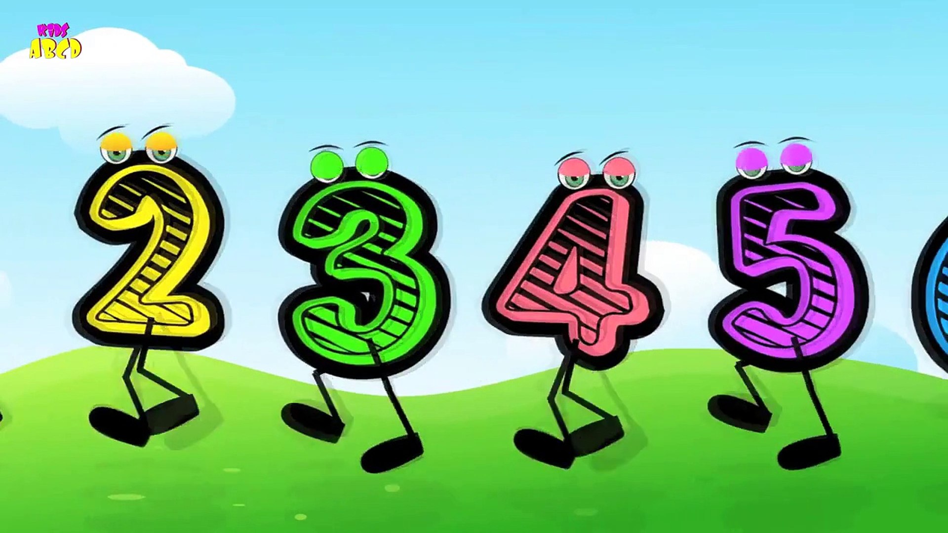 Numbers Song Learn Numbers 1 To 10 Number Rhymes For