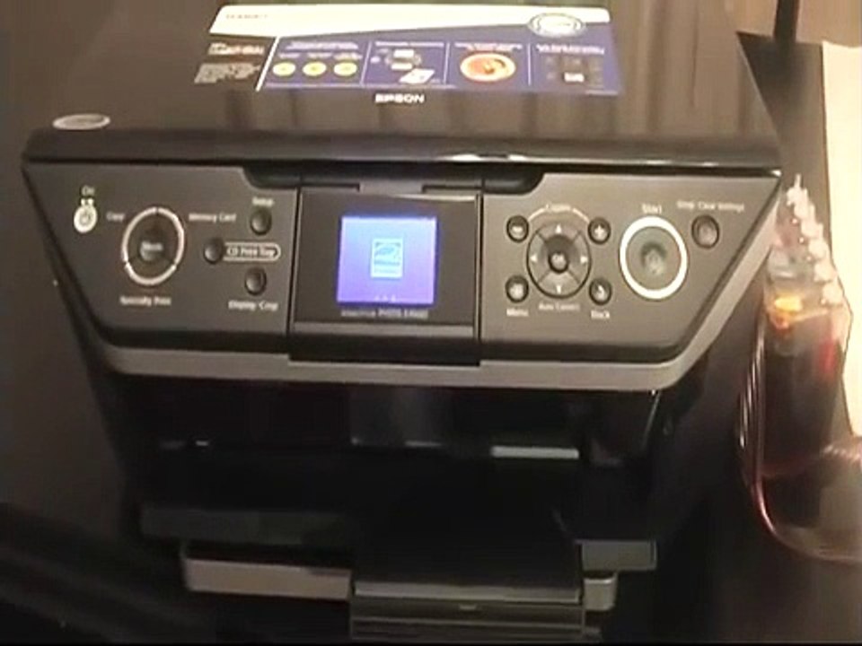 Epson RX580 RX595 RX680 CISS reset - video Dailymotion