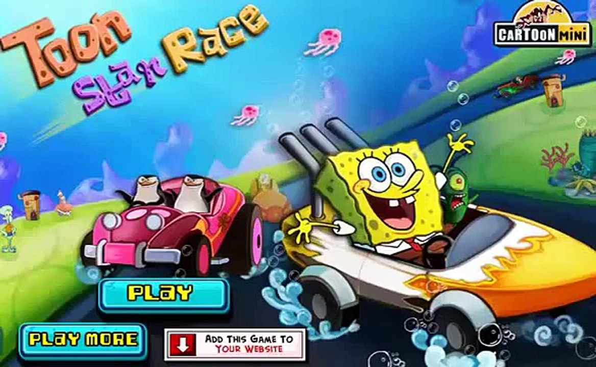 Toon Star Race | Cartoon Chracters Racing Game With Spongebob ...