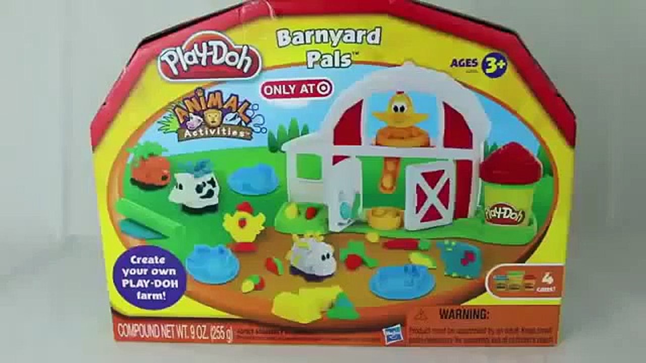 Play Doh Farm Barnyard Pals Play Doh Set Playdough Animals Barn Hair ...
