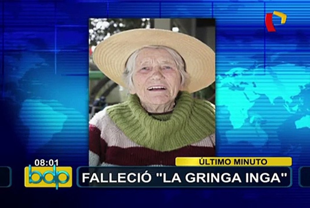 Falleció la 'Gringa Inga': recordada figura de 'Trampolín a la fama ...