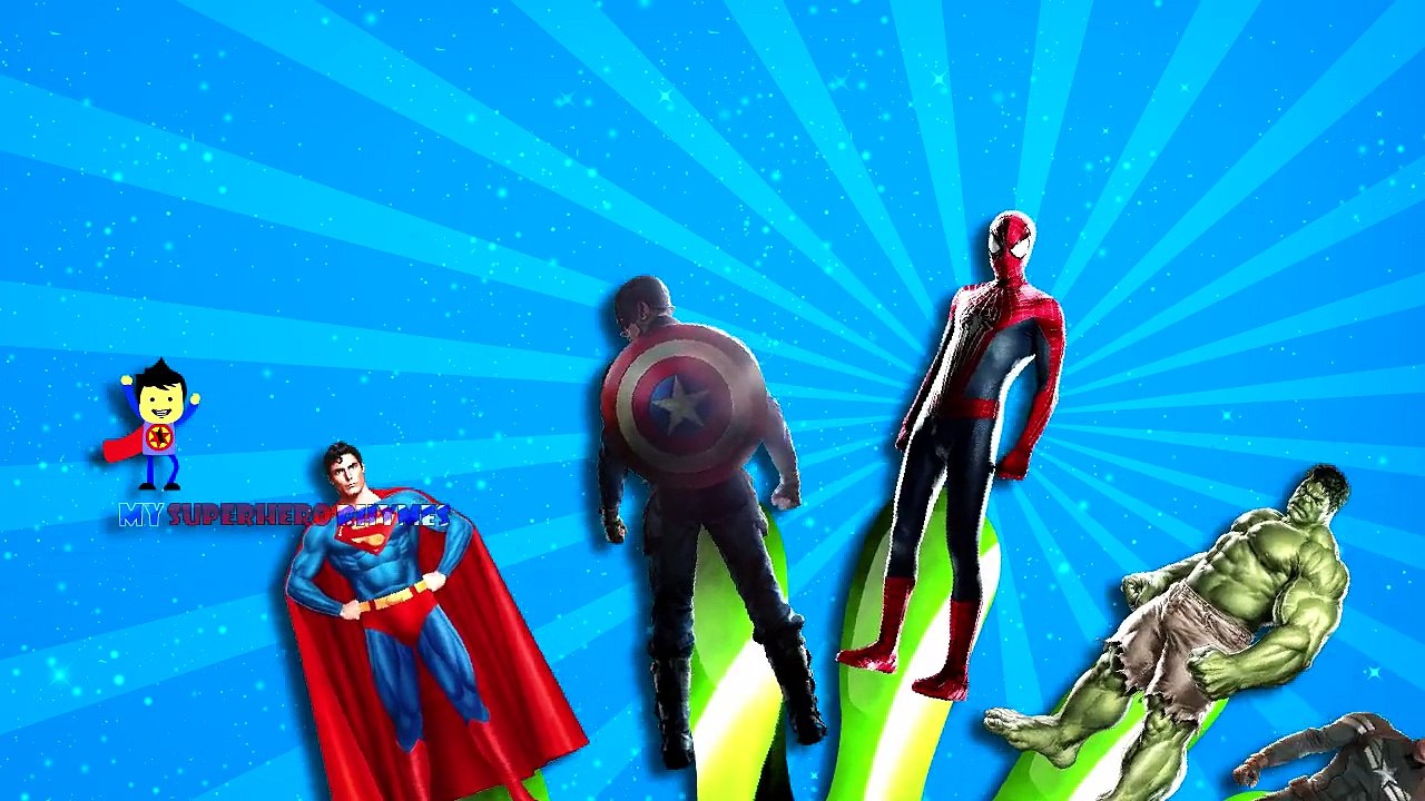 My superhero rhymes -spiderman Finger Family Popular Rhymes for ...