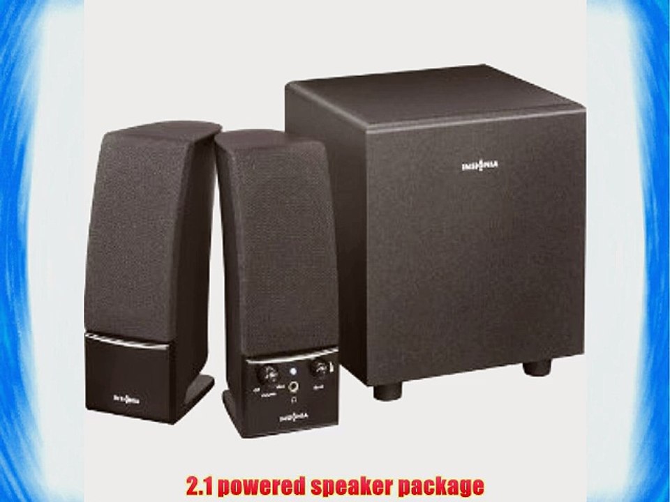 Insignia 2.1 Computer Speaker System NS-PCS21 - video Dailymotion