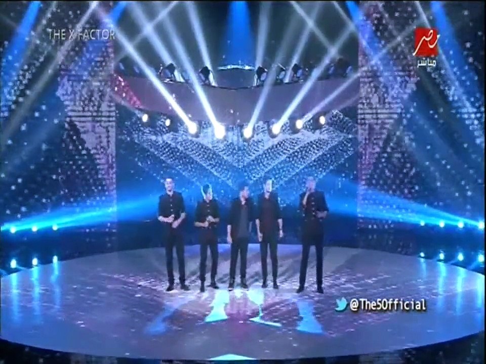 The X Factor Arabic 2015 | The 5 - Rag3een - Amr Diab العرض المباشر ...