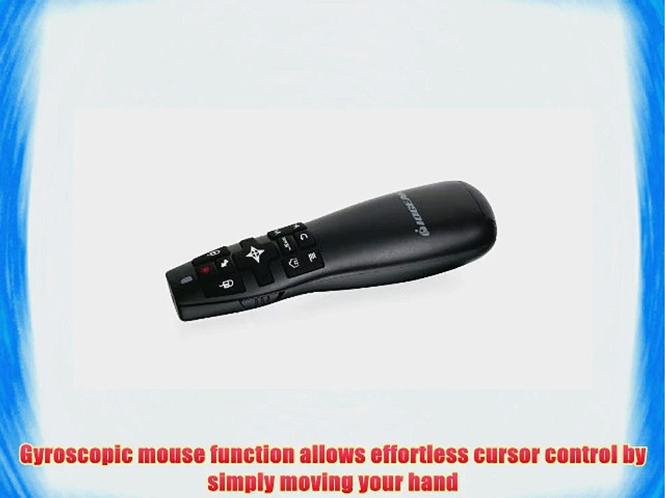 IOGEAR Red Point Pro 2.4GHz Gyroscopic Presentation Mouse with Laser ...