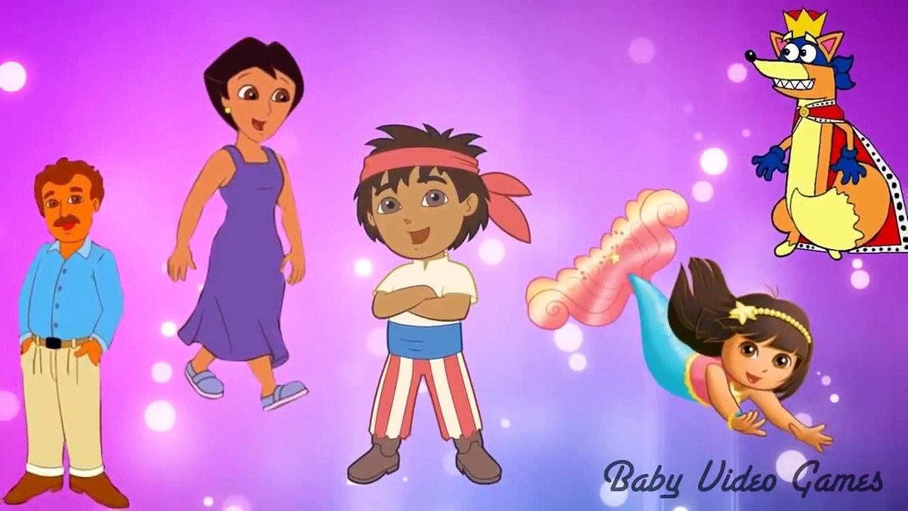Dora the explorer Finger Family Songs | Nursery Rhymes for Children and ...