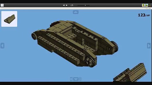 Lego WWI Mark IV Tank Instructions - video dailymotion