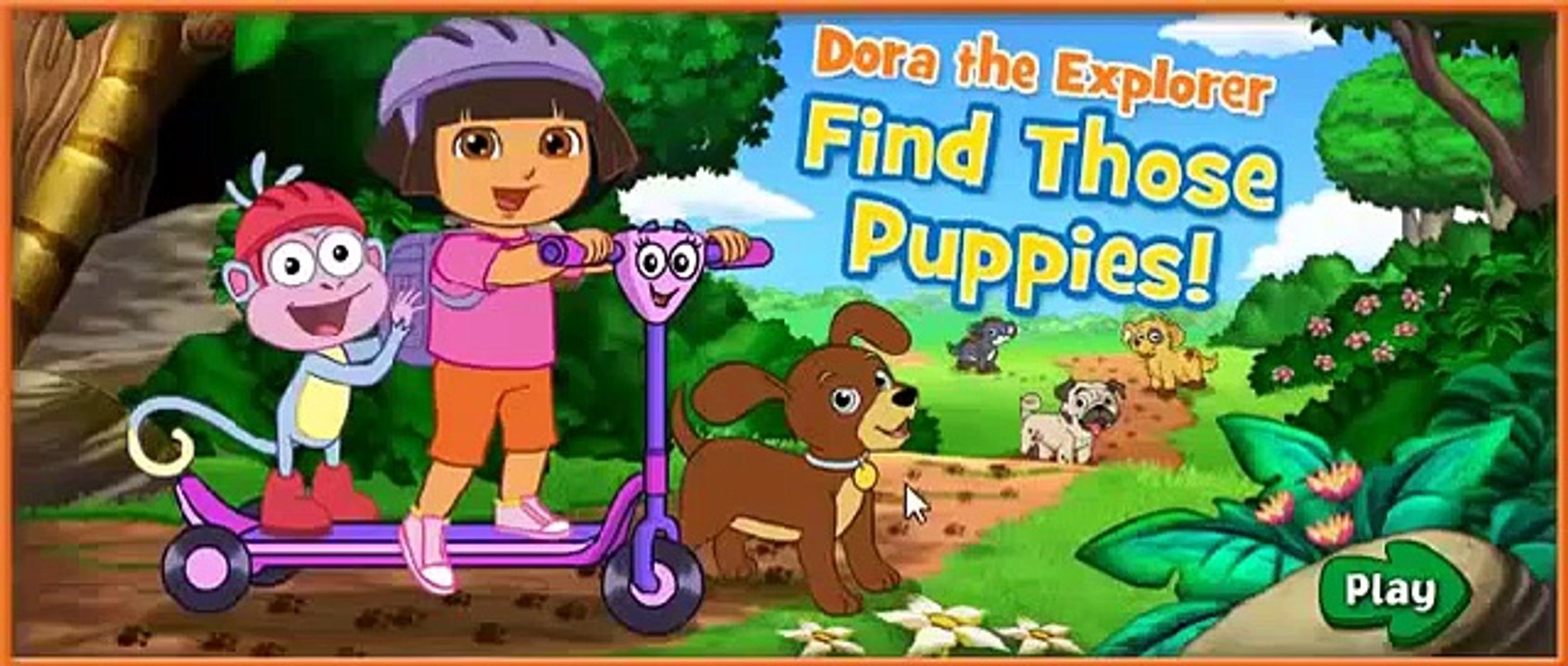 Dora The Explorer Find Those Puppies - Dora Games for Children - video ...