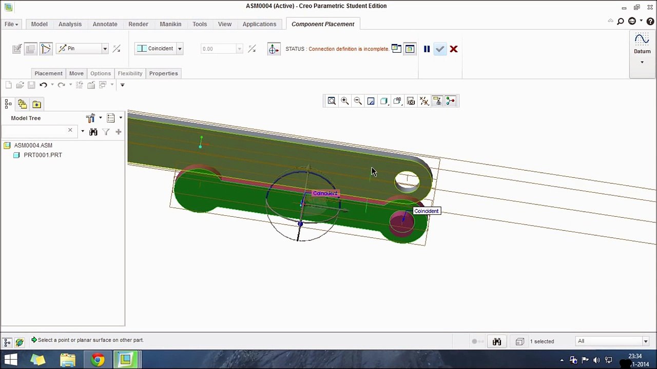 TUTORIAL: Simple Slider Crank Mechanism Using Creo-2 - video Dailymotion