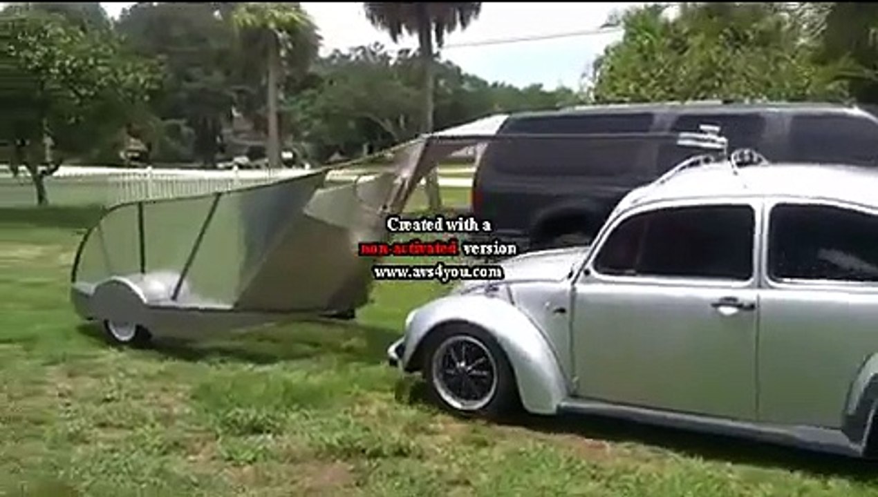 1974 vw beetle trailer camper fifth wheel volkylandia - video Dailymotion