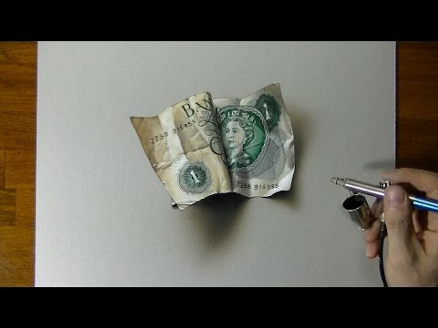 100 Dollar Bill Pencil Drawing