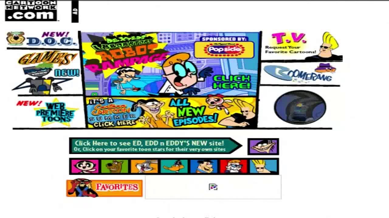 Cartoon Network Website from 2000-2001 - video Dailymotion