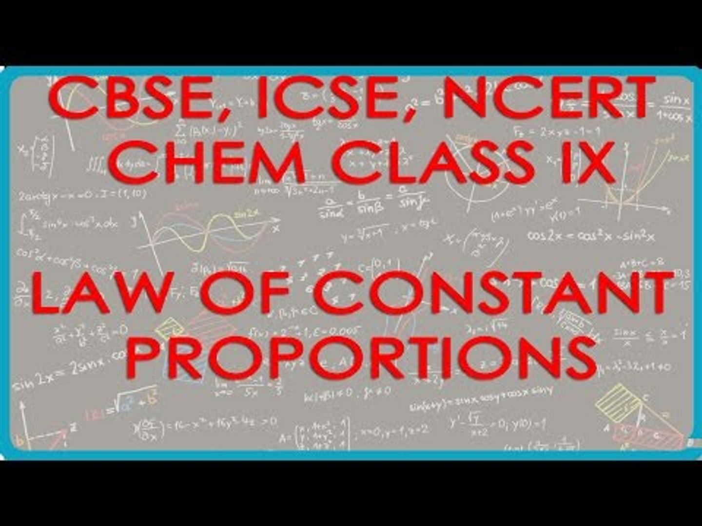 Principle Of Constant Proportions