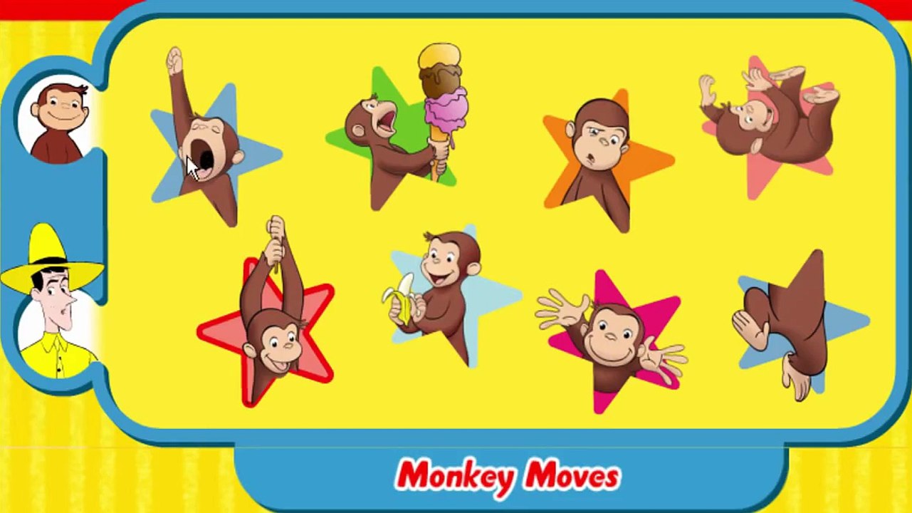 Curious George Monkey Moves Cartoon Animation PBS Kids Game Play ...