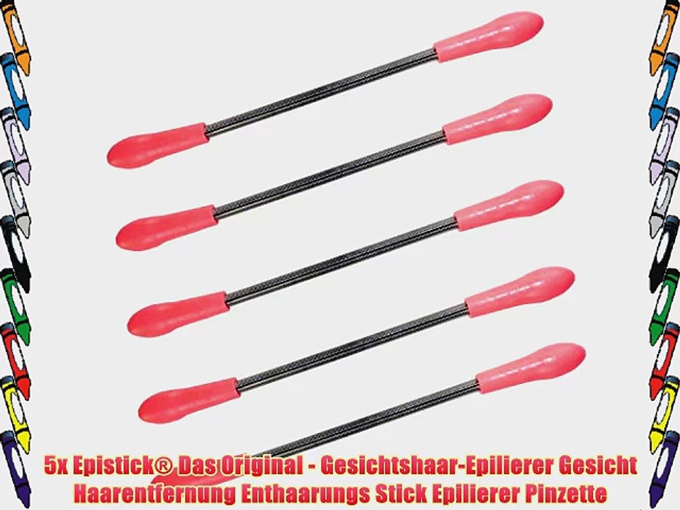 5x Epistick? Das Original - Gesichtshaar-Epilierer Gesicht ...