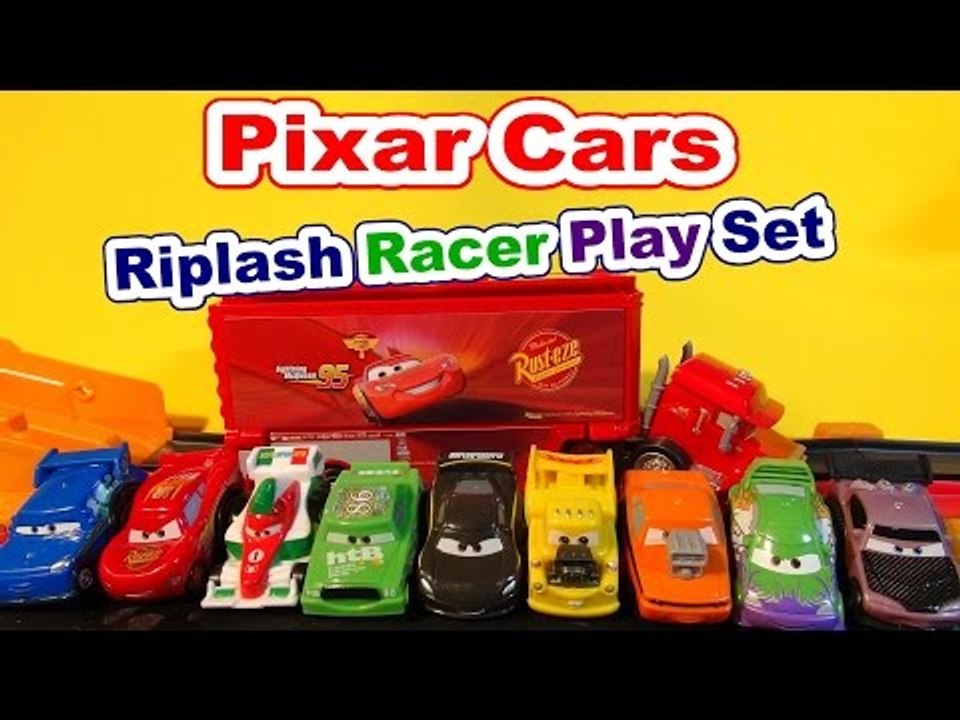 Pixar Cars Riplash Racers Rematch with Slow Motion Crashes - video ...