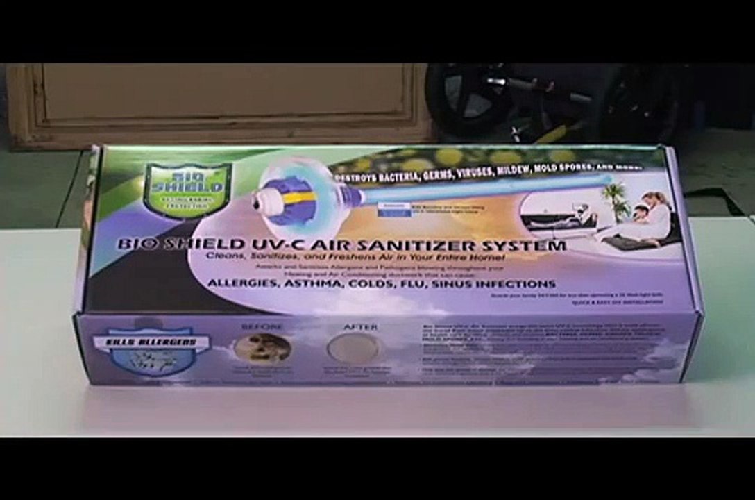 Bio Shield UV-C Air Sanitizer Installation - video Dailymotion